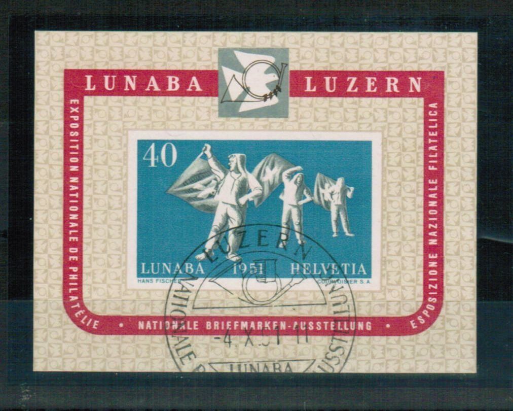 LUNANA Block 1951 - gestempelt (Gebraucht) in Bern für CHF 32 – mit ...