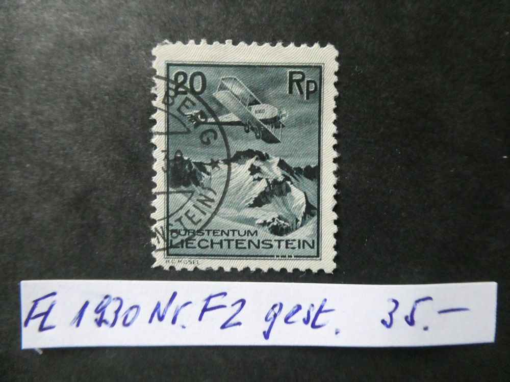 FL 1930 Nr. F2 gestempelt (Gebraucht) in Lausen für CHF 6.5 – mit Lieferung auf Ricardo kaufen