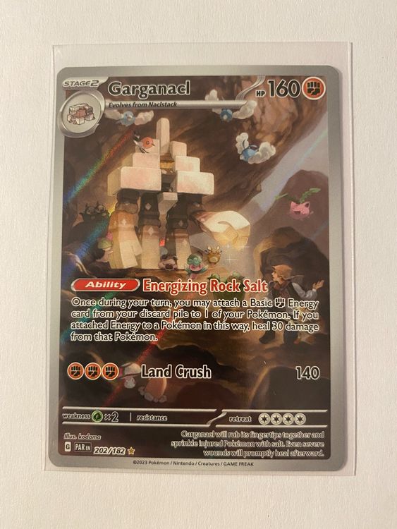 Pokemon Garganacl 202/182 Paradox Rift EN (Neu (gemäss Beschreibung)) in Elgg für CHF 5 – mit ...