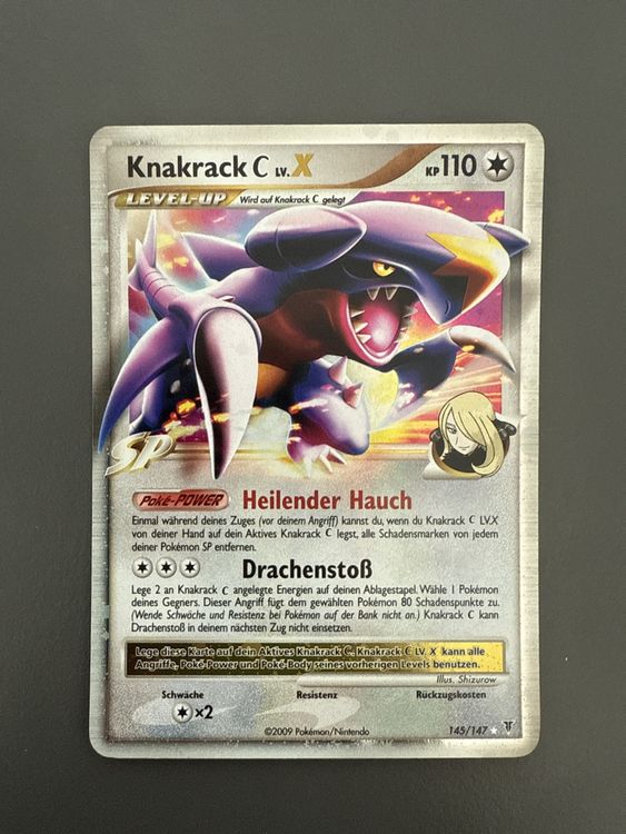 Pokemon Knakrack C Lv. X DE (Gebraucht) in Sulgen für CHF 40 – mit ...