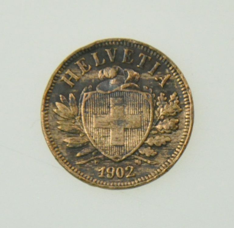 Schweiz 2 Rappen 1902 B Wappen (Gebraucht) in Wettingen für CHF 14 – mit Lieferung auf Ricardo ...