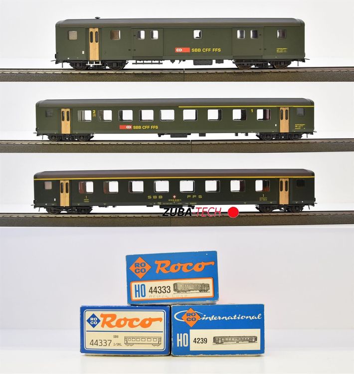 Roco 3x Personenwagen EW II SBB H0 GS OV | Kaufen auf Ricardo