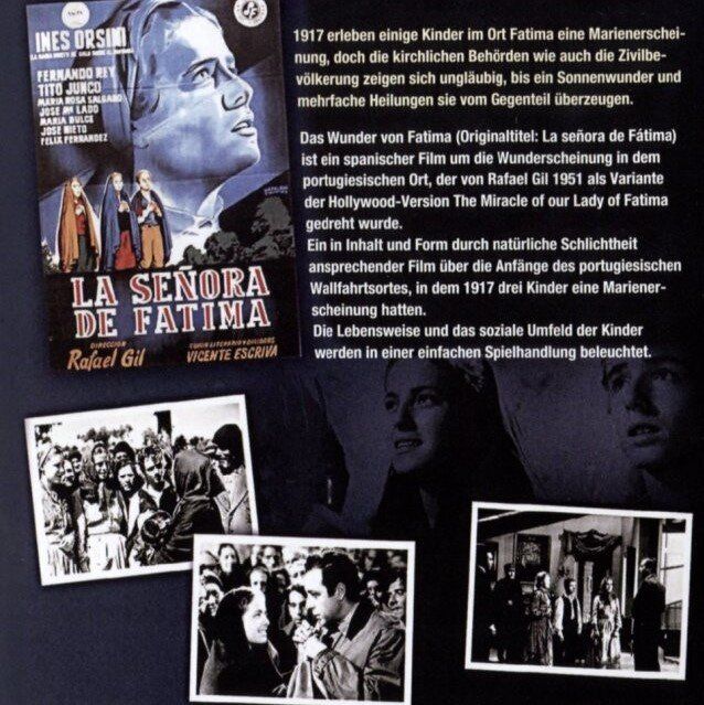 Das Wunder von Fatima 1951 La señora de Fátima - Ines Orsini (Gebraucht ...