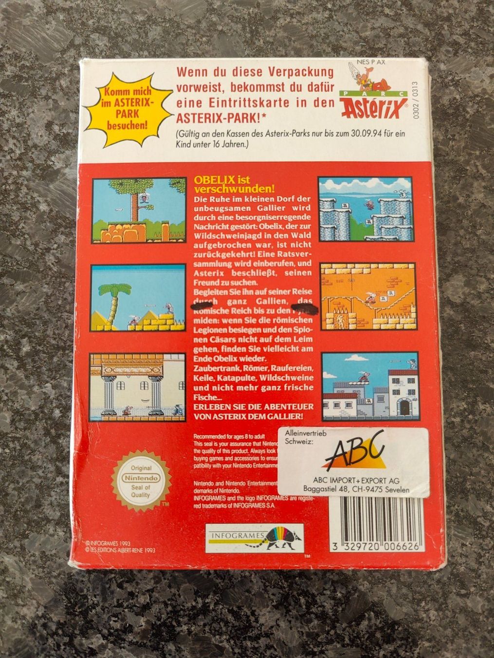 Asterix Nintendo NES OVP (Gebraucht) in Dintikon für CHF 20 – mit ...