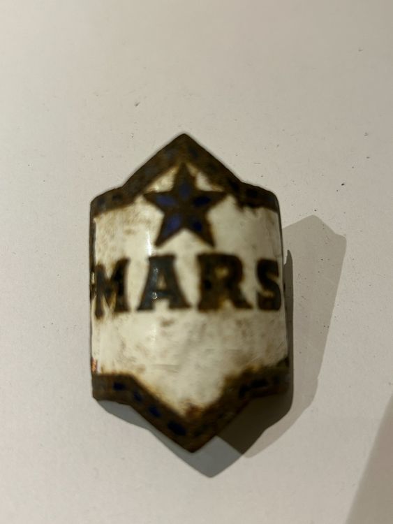 Altes Deutsches Fahrrad Steuerkopf Emblem Mars Nürnberg (Gebraucht) in ...