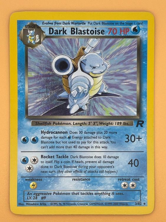 Dark Blastoise 3/82 Holo Pokémon Team Rocket ab 1.- | Kaufen auf Ricardo