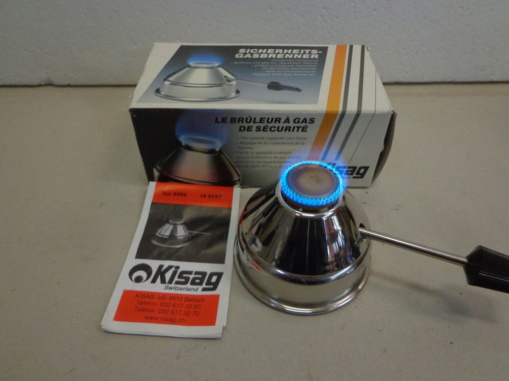 Kisag Sicherheits-Gasbrenner in OVP | Kaufen auf Ricardo