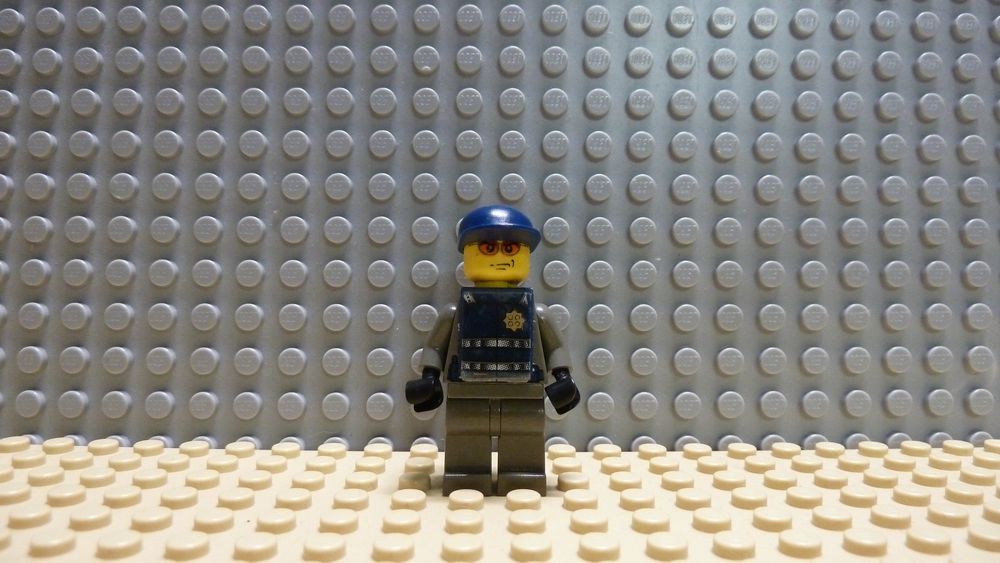 Lego Cty - Security Guard with Stickers Minifigure | Kaufen auf Ricardo