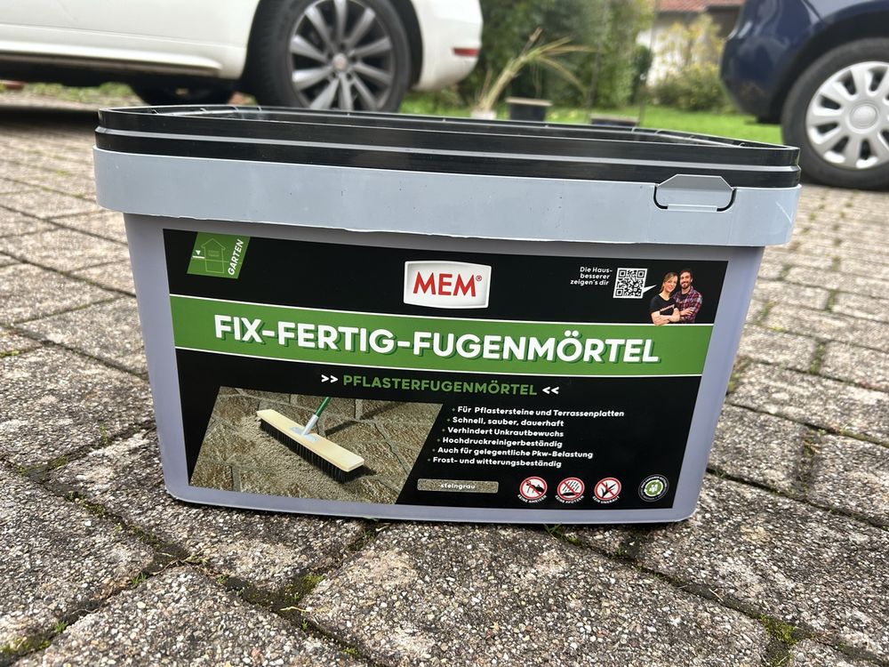 MEM Fix Fugenmörtel 25 kg OVP steingrau (Neu und originalverpackt) in ...