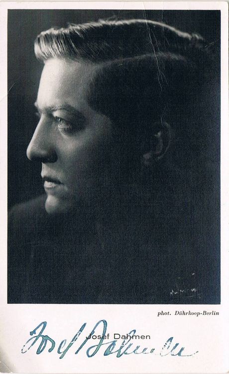Josef Dahmen 1903-85 Autogramm signiert Vintage Foto 9x14cm (Gebraucht) in Bischofszell für CHF ...
