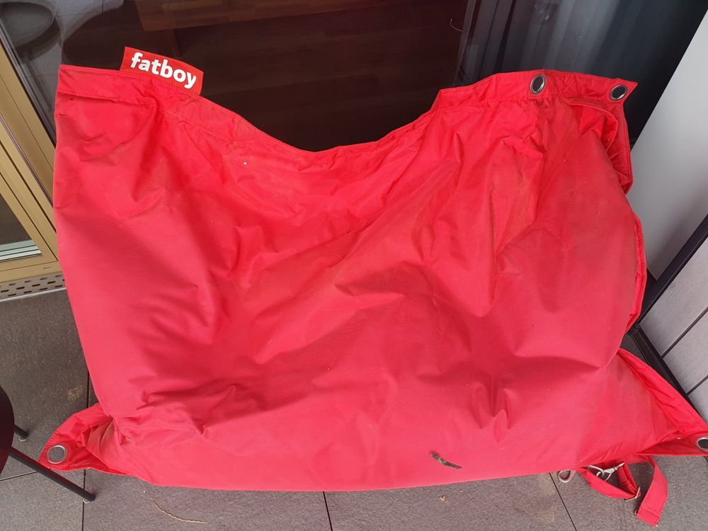 Fatboy Original bean bag outdoor, red (Gebraucht) in Zürich für CHF 80 ...