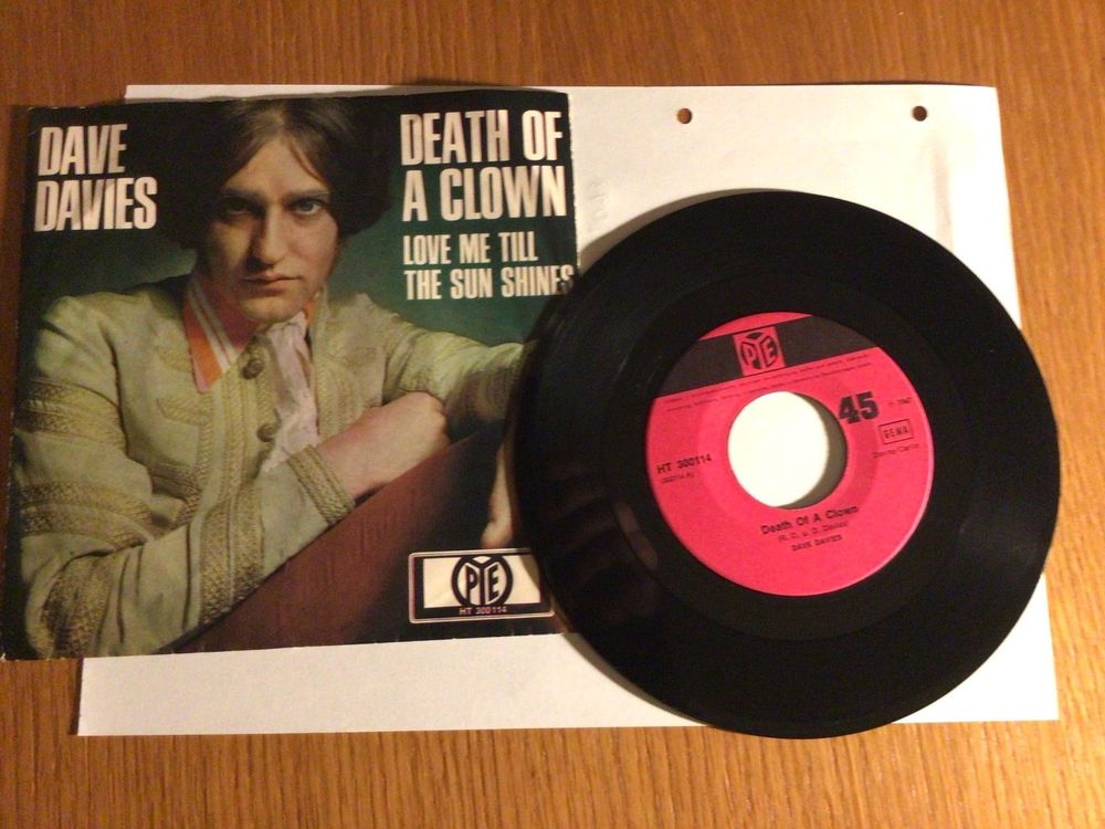Dave Davies, Death do a clown, Single 1967 (Gebraucht) in Steinach für ...