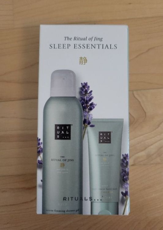 Rituals Ritual of Jing Set Hand Mask 40ml + Shower Foam 50ml (Neu und ...
