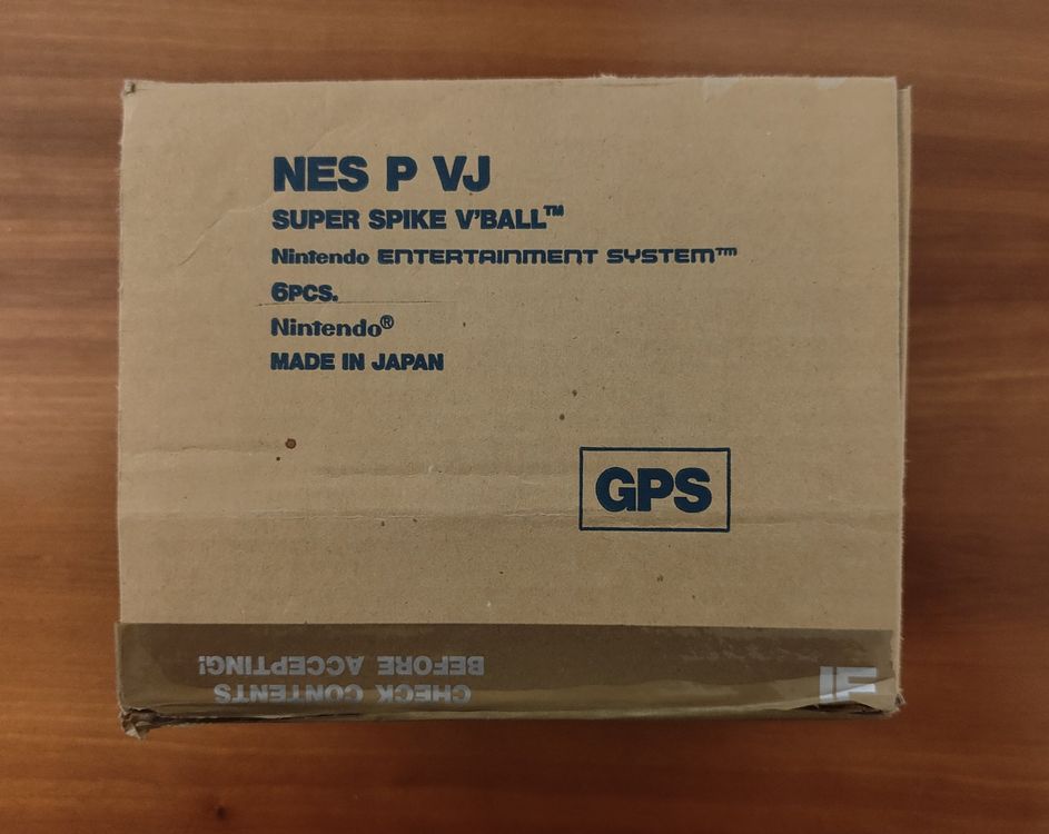Nintendo NES Super Spike V-Ball SHIPPER BOX (leer) | Kaufen auf Ricardo