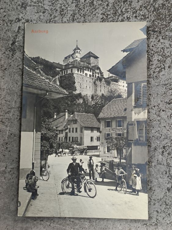 Photo Karte / Aarburg - Belebt / gelaufen 1910 (Gebraucht) in Brugg AG für CHF 25 – mit ...