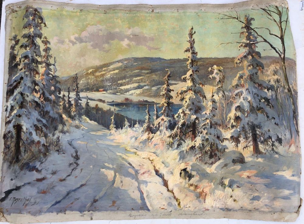 Fritz ROSENTHAL (1870-1939) Orig. Öl Gem (Gebraucht) in Hochdorf für CHF 201 – mit Lieferung auf ...