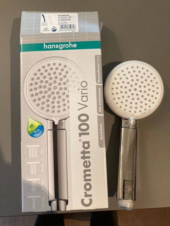 Hansgrohe Handbrause Crometta 100 Vario (Neu und originalverpackt) in ...