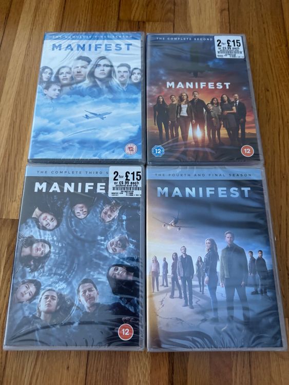 Manifest Seasons 1-4 DVD Box Komplett (EN) Neu & OVP Top! (Neu und ...