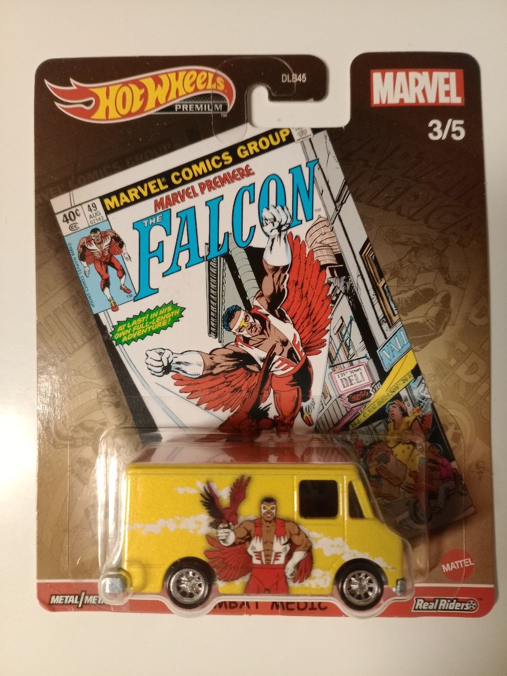 HOT WHEELS PREMIUM COMBAT MEDIC MARVEL THE FALCON (Neu und ...