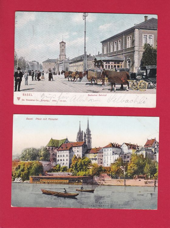 10 alte Ansichtskarte Basel (Gebraucht) in Oberhelfenschwil für CHF 7 – mit Lieferung auf ...