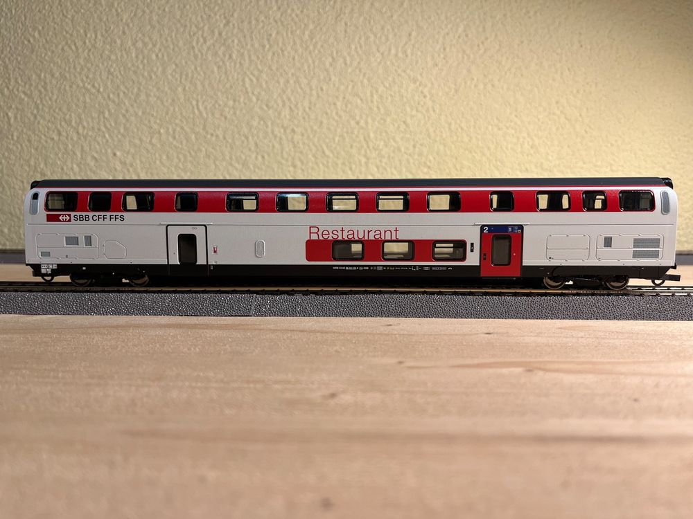 ROCO 74717 Doppelstock-Restaurantwagen "IC2020" SBB H0 DC (Gebraucht) in Aesch BL für CHF 80 ...