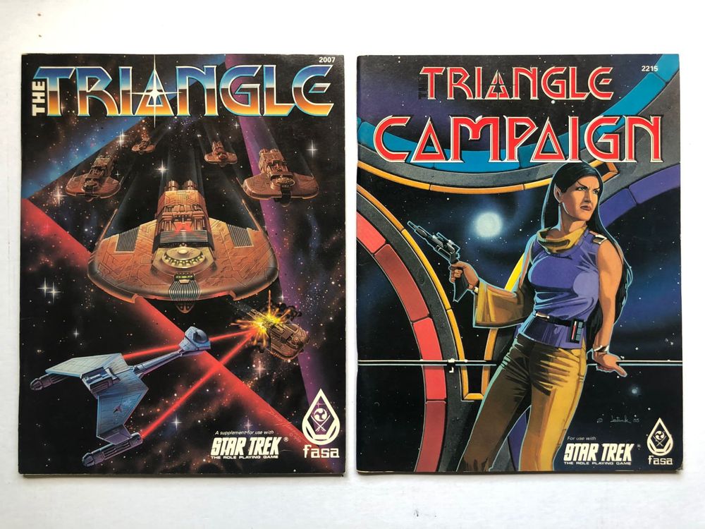1985 Star Trek Triangle Campaign + Triangle role playin game (Gebraucht ...