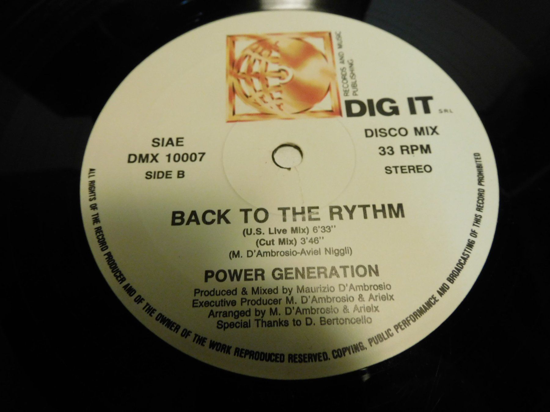 LP Schallplatte - Back to the Rythm Live Mix House Mix (Gebraucht) in ...