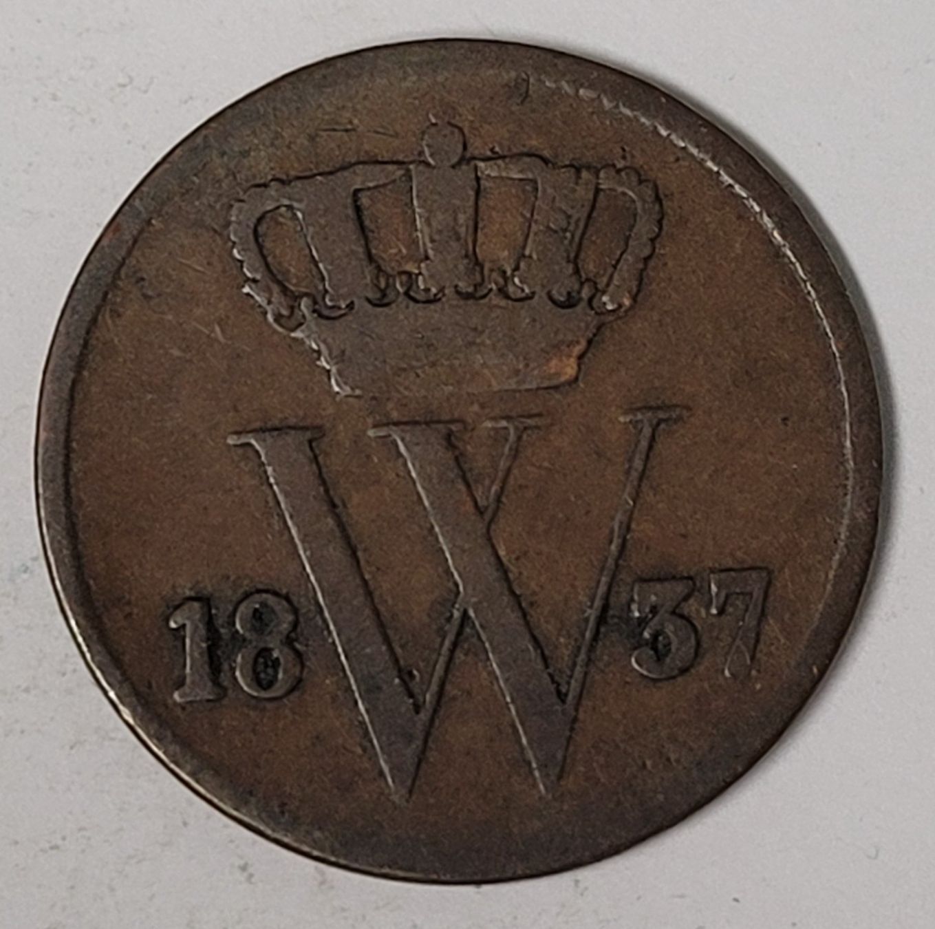 1 CENT / NIEDERLANDE 1837 (Gebraucht) in Mumpf für CHF 1 – mit ...