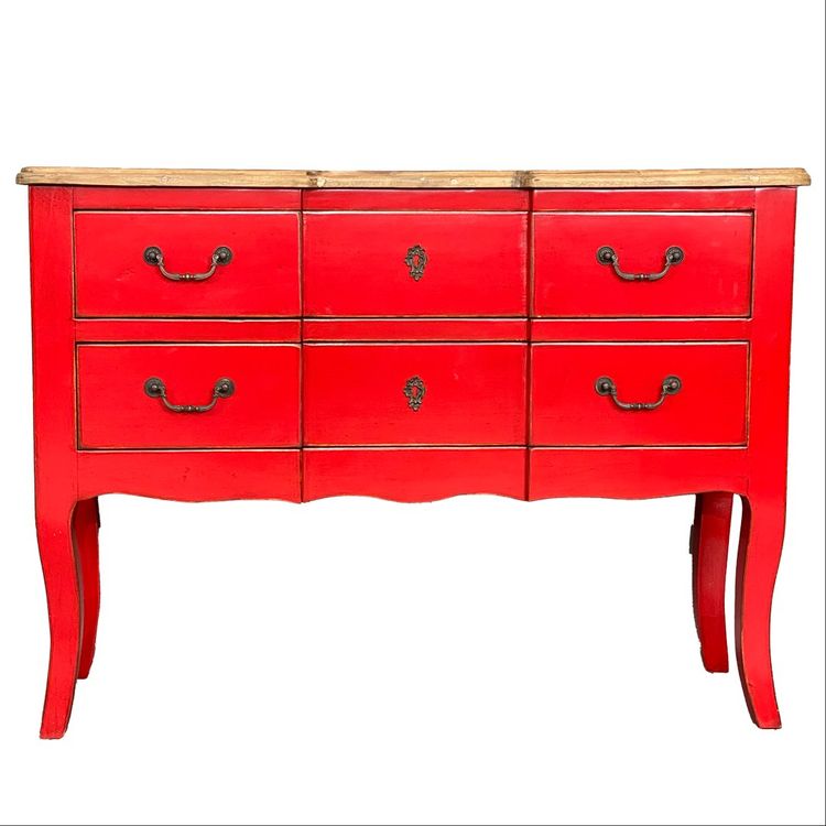 Rote Kommode mit 2 Schubladen (Neu und originalverpackt) in Berikon für CHF 599 – mit Lieferung ...
