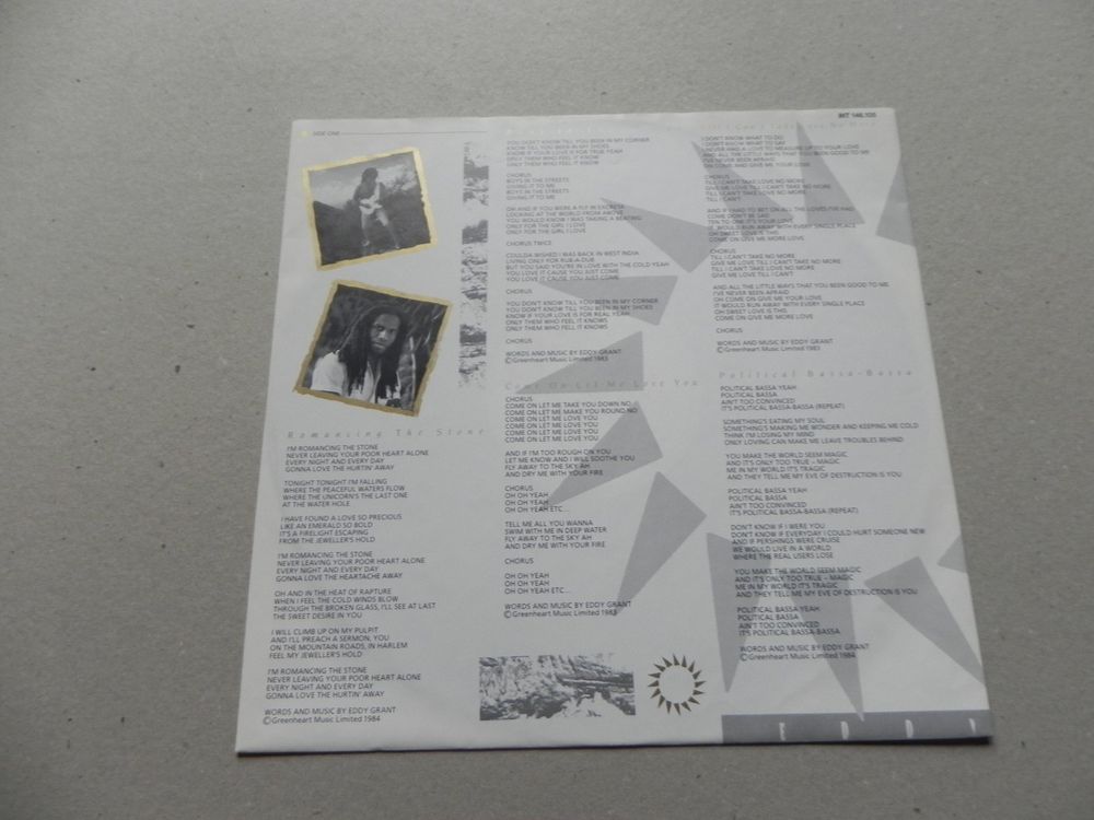 LP brit. Reggae Pop Sänger Eddy Grant 1984 Going for broke (Gebraucht) in Siebnen für CHF 13 ...