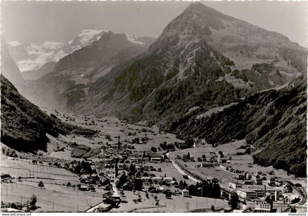 Glarus Süd GL Linthal Flugaufnahme Nr.104172a , ca.1970 | Kaufen auf ...