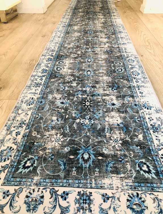 SONDERPREIS 🩵 300 cm lang! Teppich Flur Läufer Boho Vintage (Neu und ...