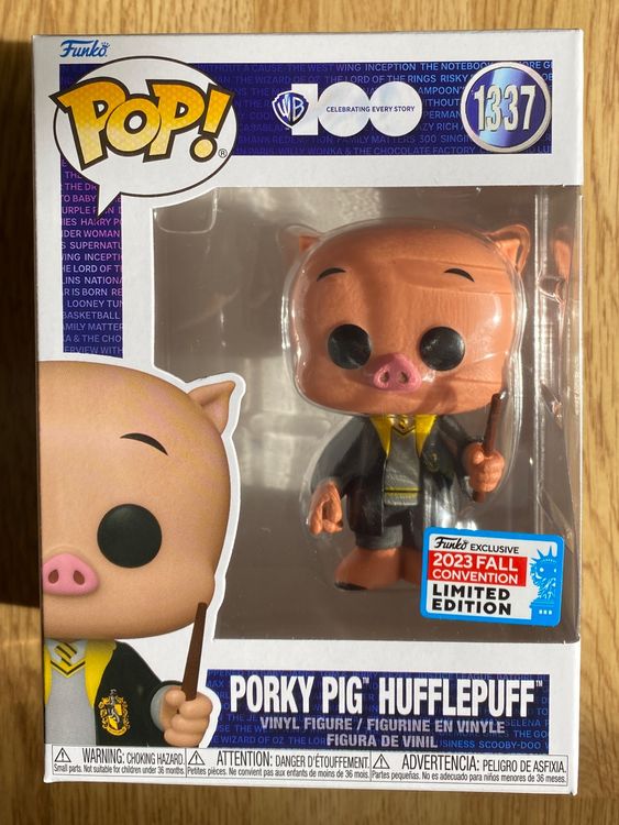 Funko Pop! Porky Pig Hufflepuff - Looney Tunes/Harry Potter (Neu ...