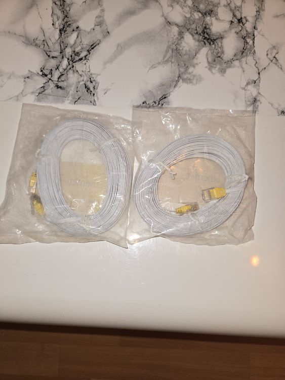 Ethernet Kabel 10 M 2stk Pro Set (Neu (gemäss Beschreibung)) in ...
