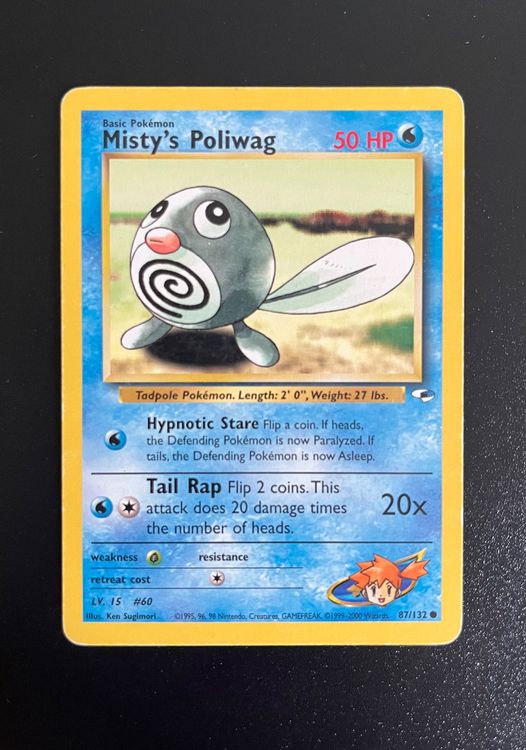 Pokémon Misty’s Poliwag 87/132 (Gebraucht) in Seuzach für CHF 0.5 – mit ...