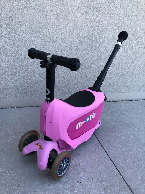 Micro Mini Deluxe Scooter pink, 3in1 (Gebraucht) in Ermatingen für CHF 29 – mit Lieferung auf ...