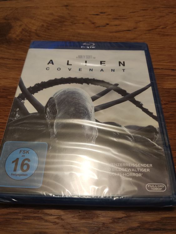 Alien Covenant - Von Ridley Scott (Blu-ray) NEU und OVP (Neu und ...