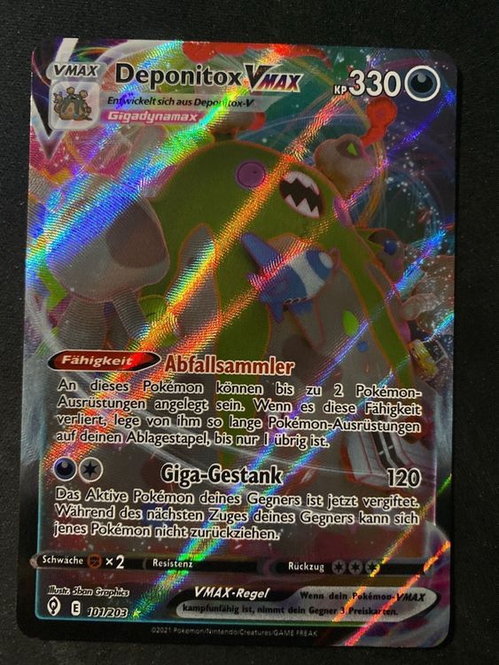 Pokemonkarte Deponitox Vmax (Neu (gemäss Beschreibung)) in Neuhausen für CHF 3.5 – mit Lieferung ...