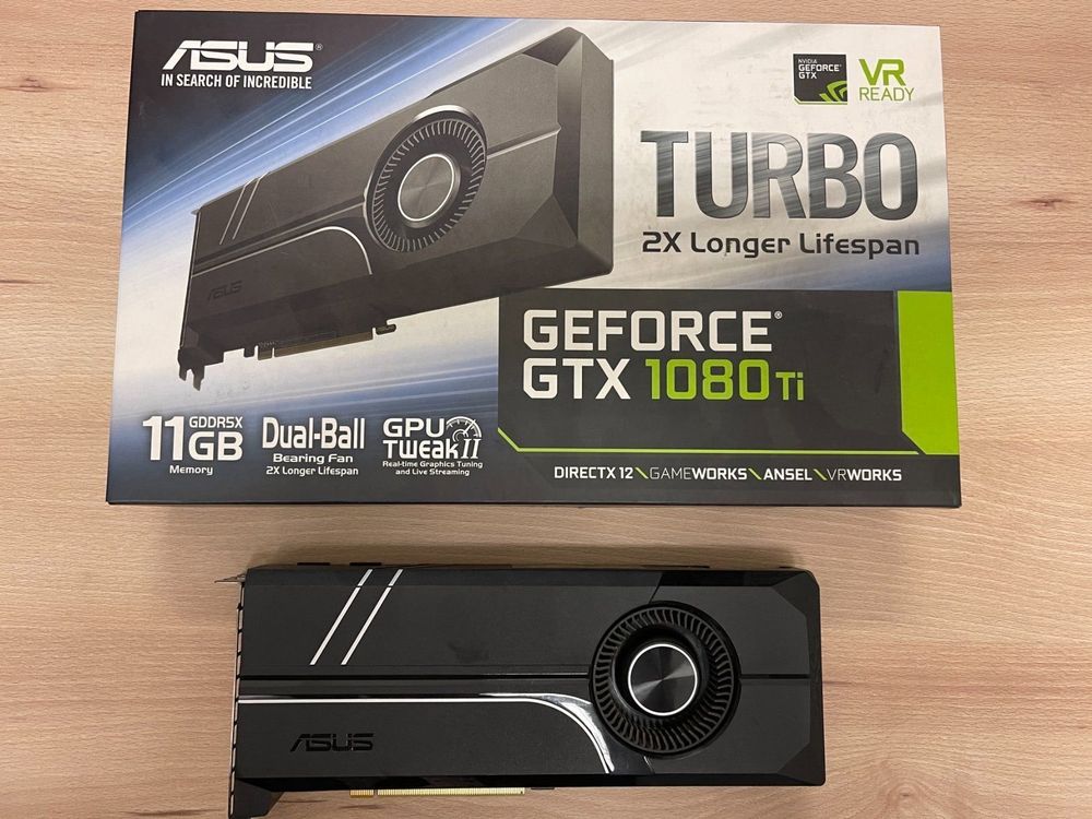 ASUS Turbo GeForce® GTX 1080 Ti 11GB GDD | Kaufen auf Ricardo