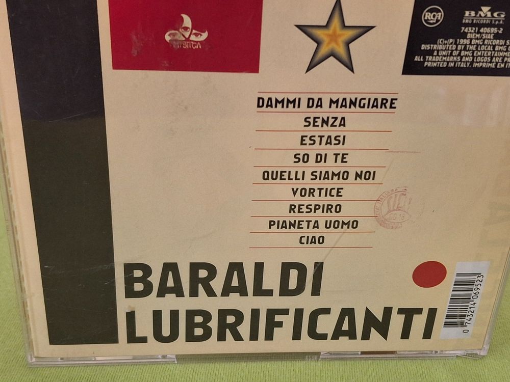 CD Angela Baraldi - Lubricanti ( Rock ) Rar 🇮🇹 | Kaufen auf Ricardo