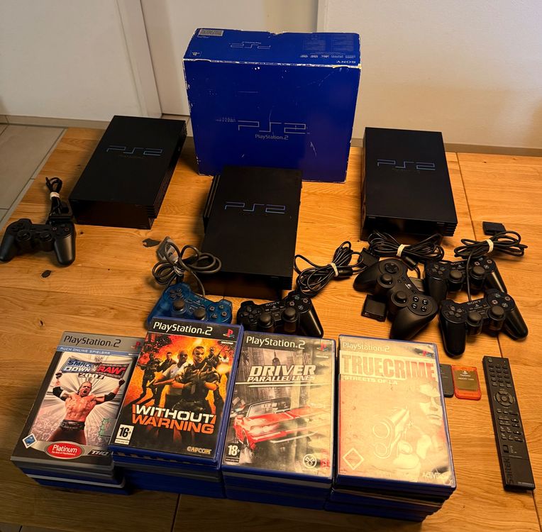 100 x Playstation 2/3 Games - 6 Konsoles PlayStation (2&3) (Gebraucht ...