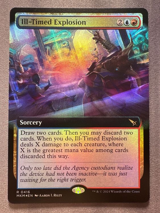 Ill-Timed Explosion FOIL Variant 0416 MKM (Neu (gemäss Beschreibung ...