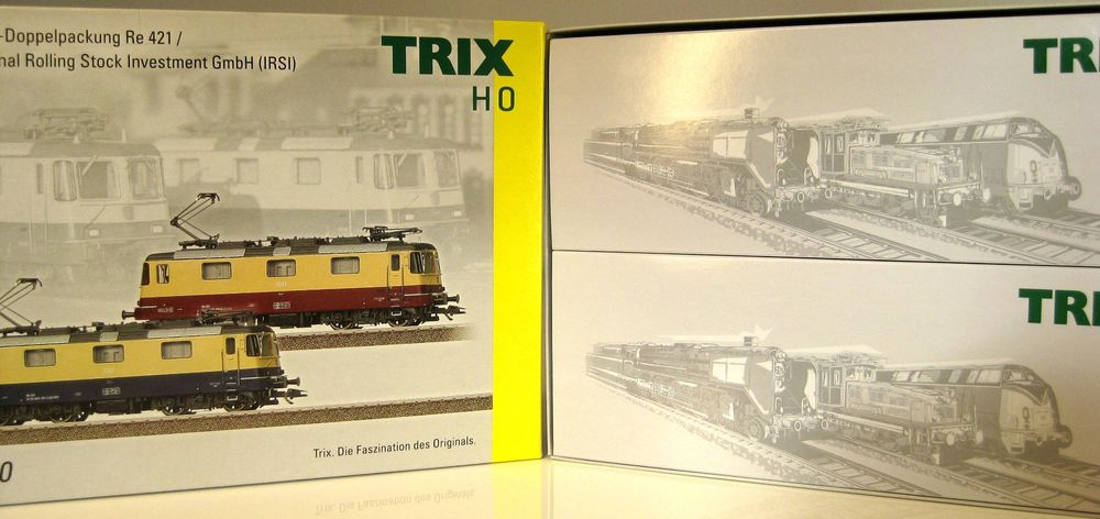Trix 25100 Doppelpack E-Lok Re 421 TEE,Digital,Sound (Neu und ...