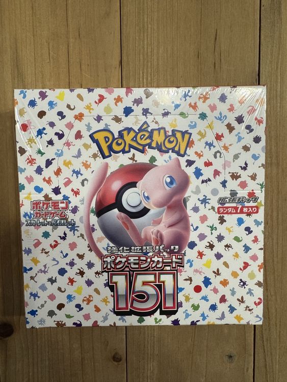 Pokemon 151 Display / Booster Box JPN New Sealed ab 1.- Fr (Neu und ...