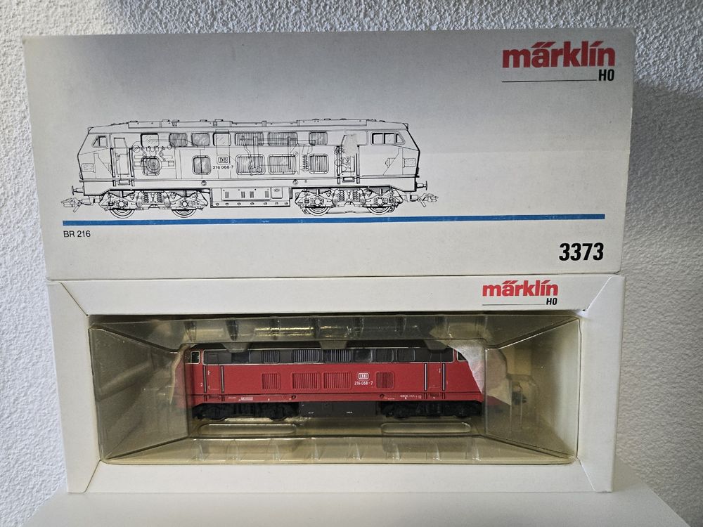 Märklin H0 3373 - DB BR 216 - Digital - OVP (Gebraucht) in Engwilen für ...