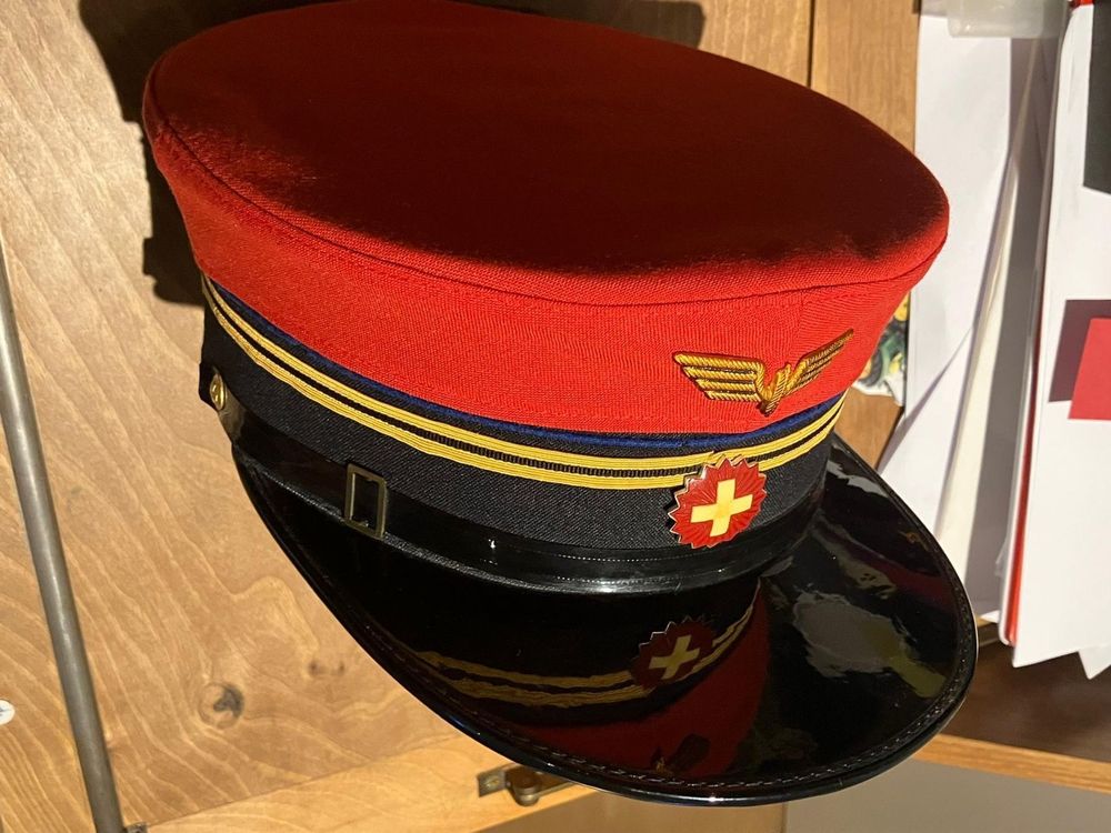 Seltene Original SBB Uniform Mütze Hut, Stationsvorst. Gr.58 (Gebraucht ...