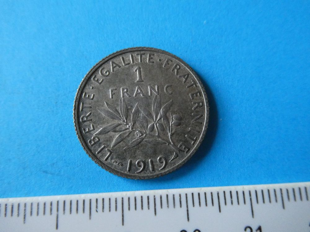 Frankreich 1919, 1 Franc - Silber | Kaufen auf Ricardo