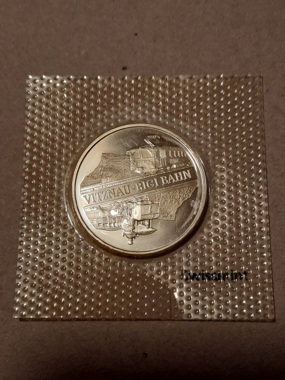 20 Fr. Münze Vitznau-Rigi Bahn 2008 (Neu und originalverpackt) in Gasel für CHF 40 – mit ...