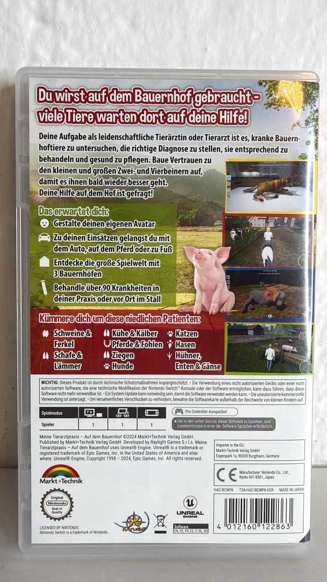 Nintendo Switch - Meine Tierarztpraxis - Farm Vet Game (Gebraucht) in ...