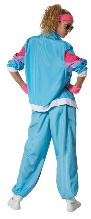 Damenkostüm Retro 80er 90er Jahre Jogginganzug Set XL (Neu und ...